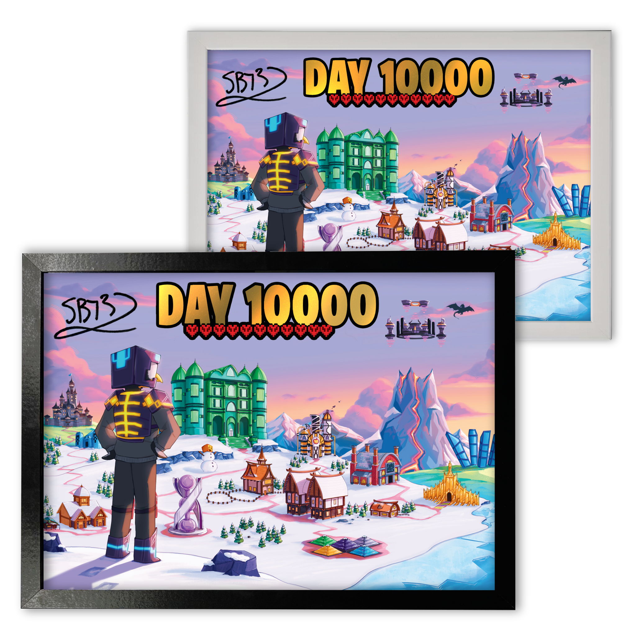 Hand-Signed | Limited Edition Gold Foiled 10,000 Days Poster – SB737 Store